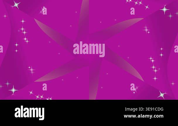 Animated sparkling stars and subtle geometric patterns on a bright ...