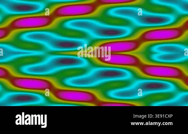 Vibrant abstract animation featuring flowing shapes and colors, perfect ...