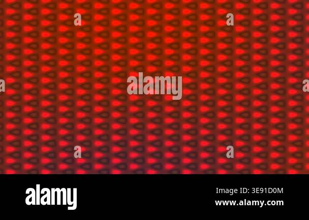 Seamless looping animation of an abstract red geometric pattern ...