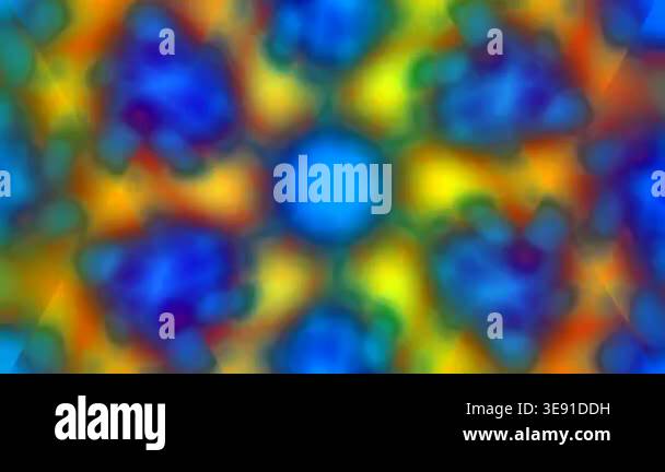 Dynamic kaleidoscope animation featuring vibrant colors and abstract ...