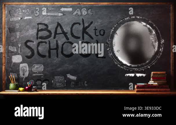 Back to School and Blackboard Stock Video Footage - Alamy