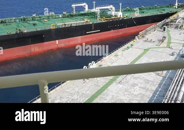 A maritime timelapse capturing the precision of a Ship-to-Ship (STS ...