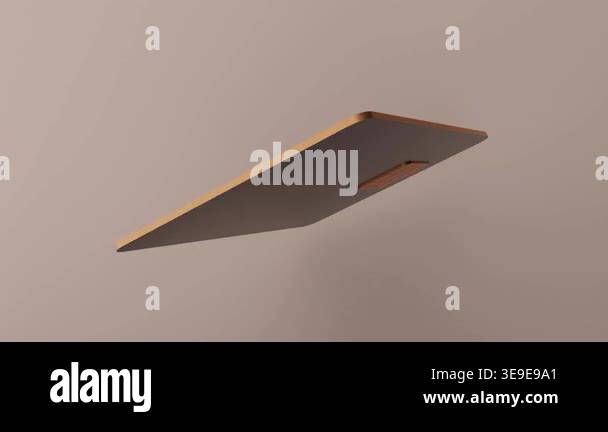 A 3D render shows a credit card rotating slowly. The card displays its ...