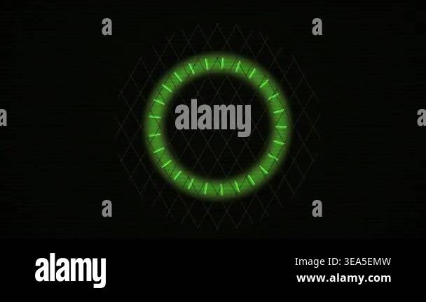 Hypnotic Green Ring Animation - Mesmerizing Visual Loop for Creative ...