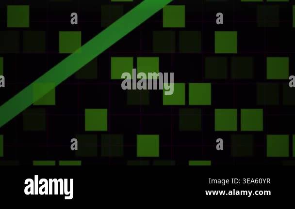 Abstract Green Squares Animation - Modern Tech Background Loop Stock ...