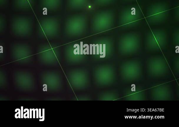 A seamless looping animation of an abstract green grid, perfect for ...