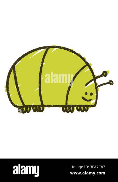 changing color animation of bug Chalk Drawing Stock Video Footage - Alamy