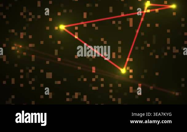 abstract background of geometric triangles, vector illustration Stock ...