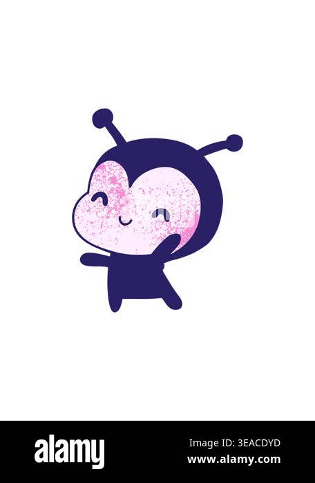 sales flash animation of textured cartoon illustration kawaii of a cute ...