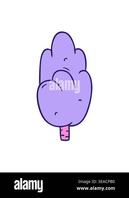 shine light effect animation of hand drawn cartoon doodle single green ...
