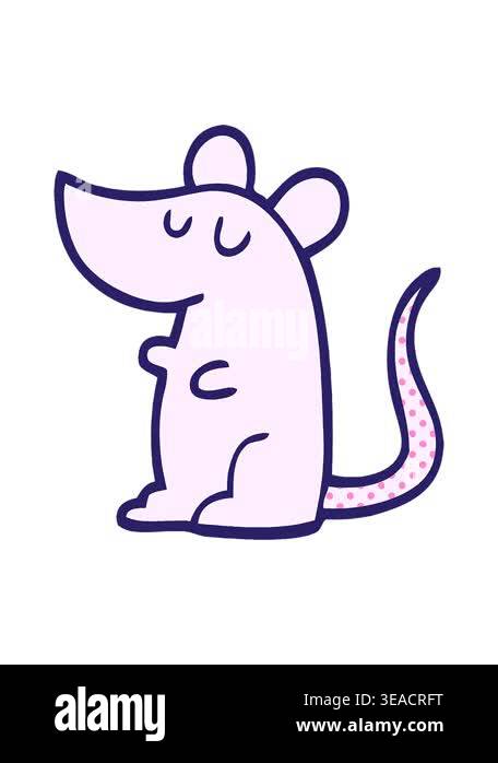 shaking motion animation of comic book style cartoon mouse Stock Video ...