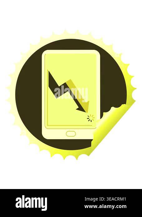 changing color animation of electronic tablet showing business ...