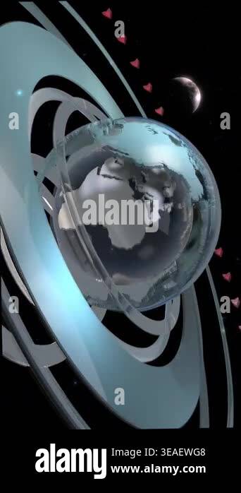 Intro. News.Abstract futuristic background with geometric shapes Stock ...