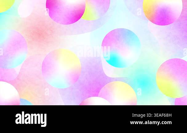 Soft Pastel Watercolor Abstract Circles Background Animation Stock ...