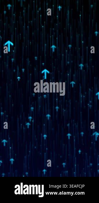 Futuristic Digital Blue particles, ocean wave An elegant deep abstract ...