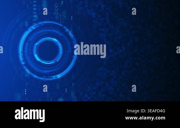 Technology background. Big data concept. Binary computer code Animation ...