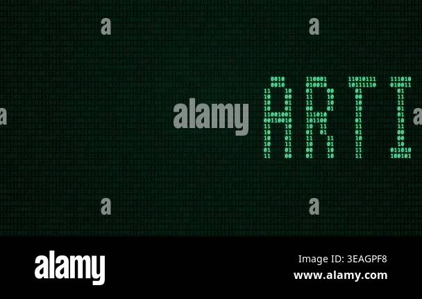 Artificial Intelligence concept illustrated through an abstract digital ...