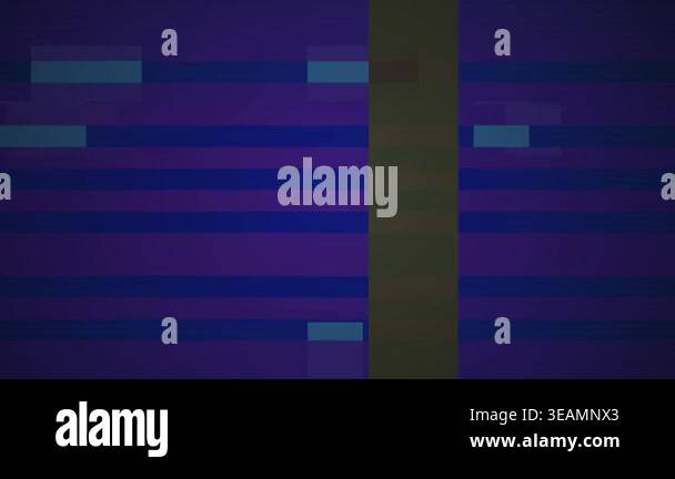 Abstract dark blue digital screen glitch effect background Stock Video ...