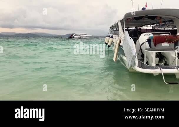 Khai Nok Island, Thailand - October 25, 2025. Sunset at Khai Nok Island ...