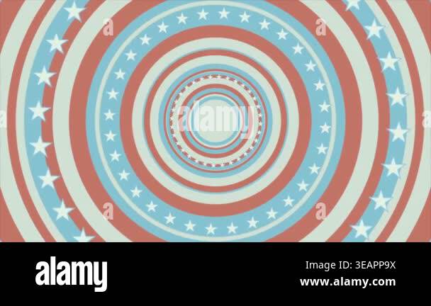 Retro concept USA flag abstract video animation Stock Video Footage - Alamy