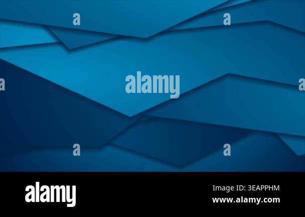 Dark blue curved stripes abstract corporate video animation Stock Video ...