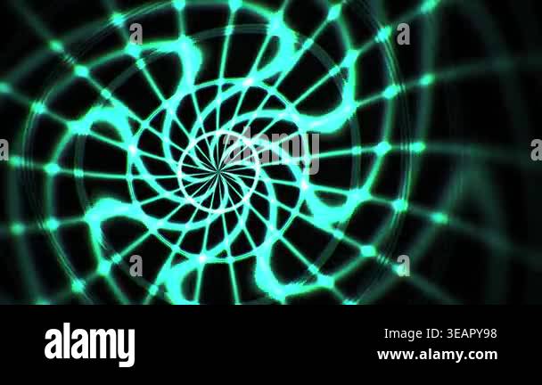 Abstract Spiral Grid Animation - Mesmerizing Motion Graphics Background ...