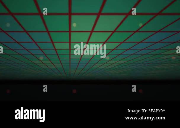 Abstract Grid Animation - A Futuristic Perspective on Technology Stock ...