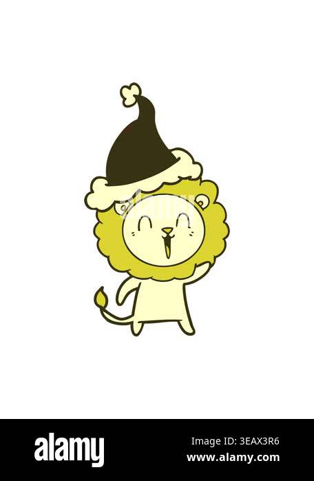 changing color animation of laughing lion hand drawn line drawing of a ...