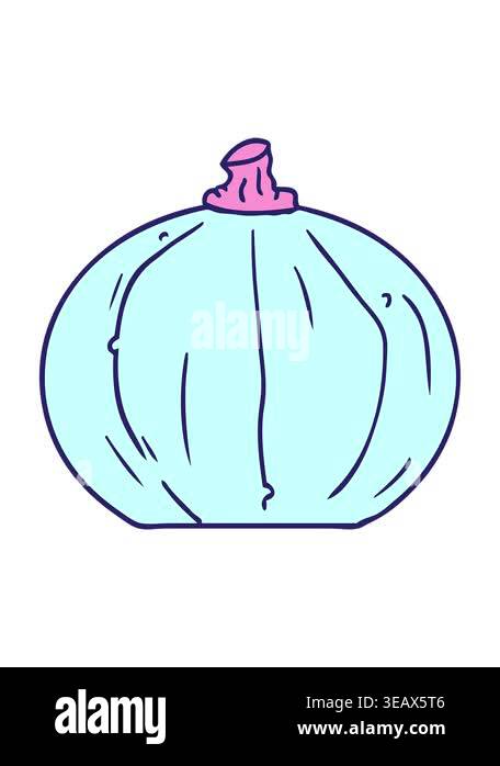 shine light effect animation of hand drawn cartoon doodle of a pumpkin ...