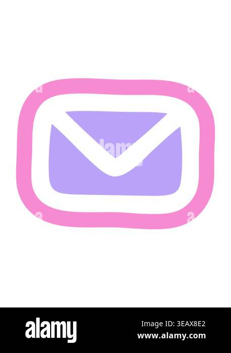 vibrating motion animation of envelope letter symbol design Stock Video ...