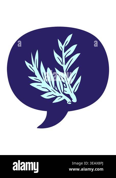 shine light effect animation of cartoon plant with speech bubble Stock ...