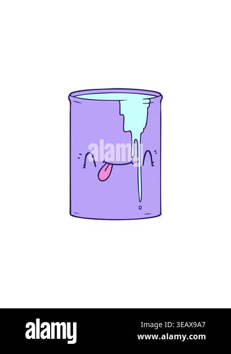 sales flash animation of cartoon toxic waste Stock Video Footage - Alamy