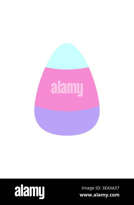 splitting effect animation of candy corn Stock Video Footage - Alamy