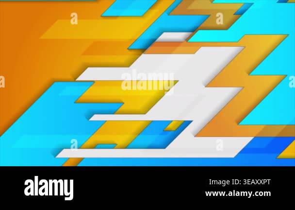 Bright abstract geometric technical motion background Stock Video ...