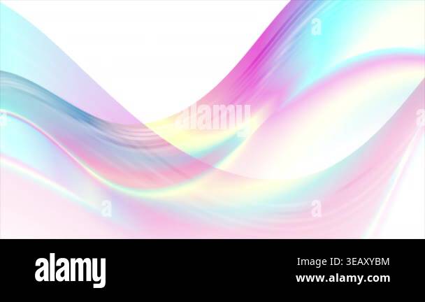 Colorful holographic foil abstract liquid waves motion background Stock ...