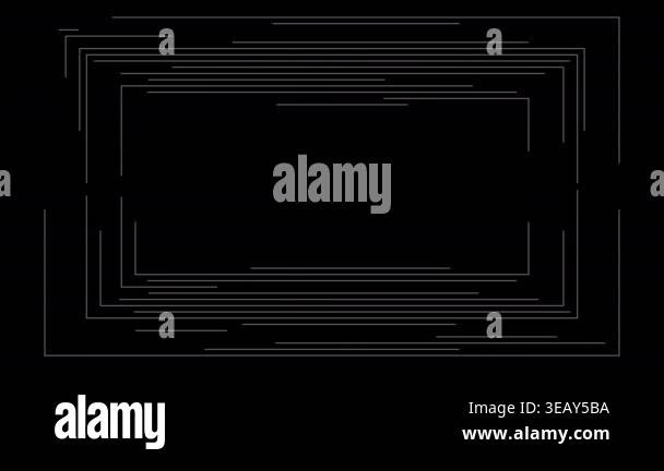 Dark futuristic linear frame abstract motion background Stock Video ...