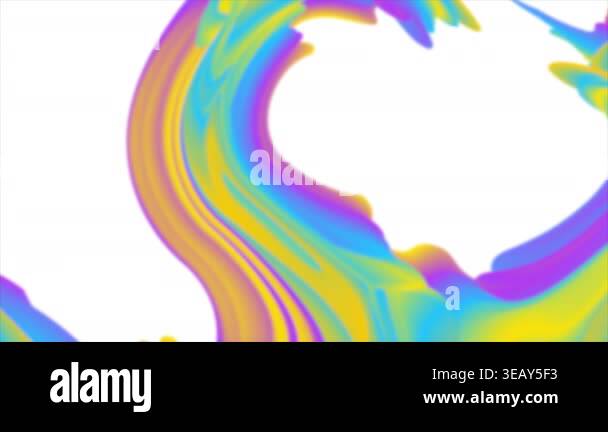 Colorful 3d flowing waves abstract motion background Stock Video ...