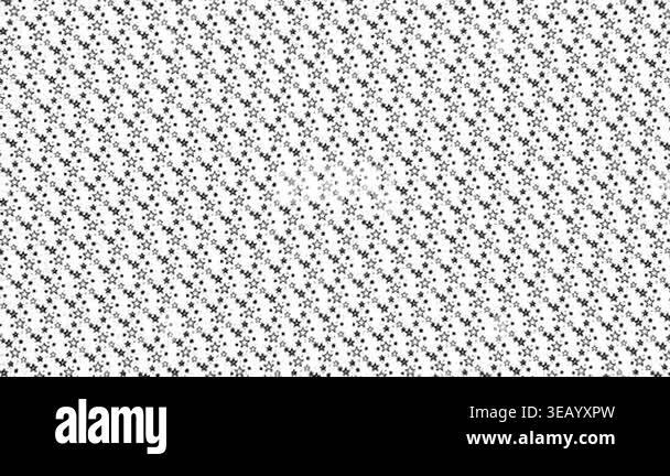 Doodle Dense Stars Pattern, Hand Drawn Star Icons with Vortex Animation ...