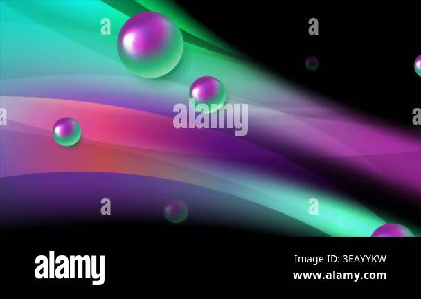 Abstract motion background with smooth luminous waves and glossy ...