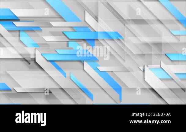 Bright shiny blue technology geometric abstract motion background Stock ...