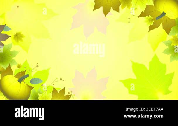 vector autumn leaves background Stock Video Footage - Alamy