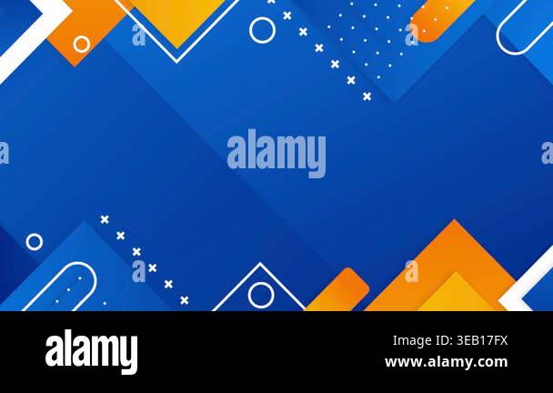 blue abstract background. colorful geometric shapes and design elements ...