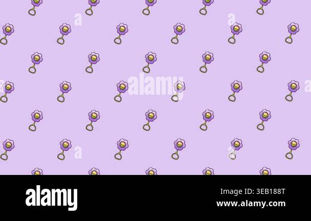 seamless pattern with cartoon doodle christmas bells. new year ...