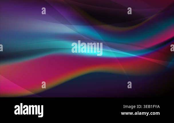 Bright smooth flowing liquid waves abstract motion background Stock ...