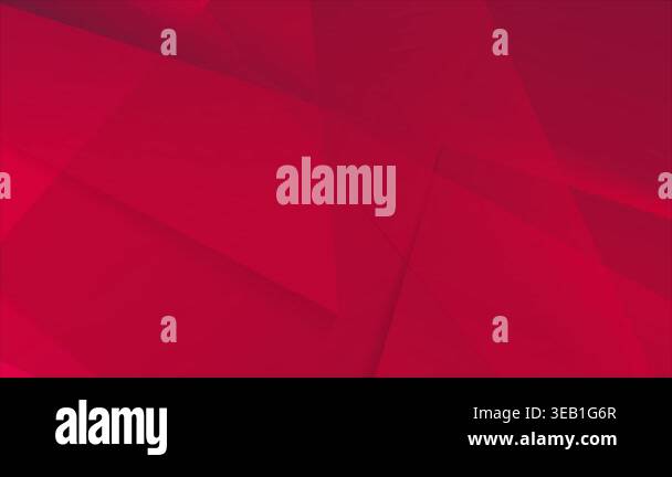 Abstract bright red hi-tech polygonal corporate motion background Stock ...