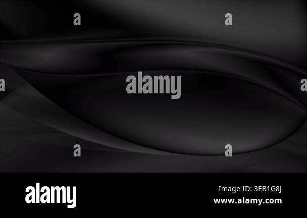Black liquid waves and glossy 2020 New Year abstract motion background ...