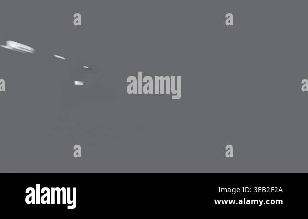 Animated map of Hungary, white map on gray background Stock Video ...