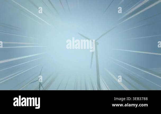 Digital animation of hexagonal shape and abstract shapes against blue ...