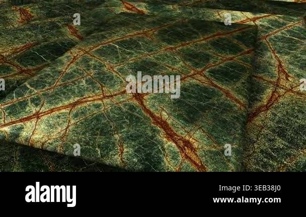 Rainforest Green Marble Tiles with Rotating Motion and Looped ...
