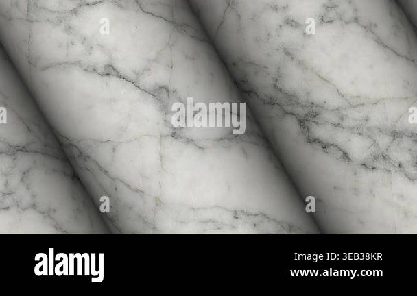 Polished white Carrara Marble texture rotation showcasing luxury ...
